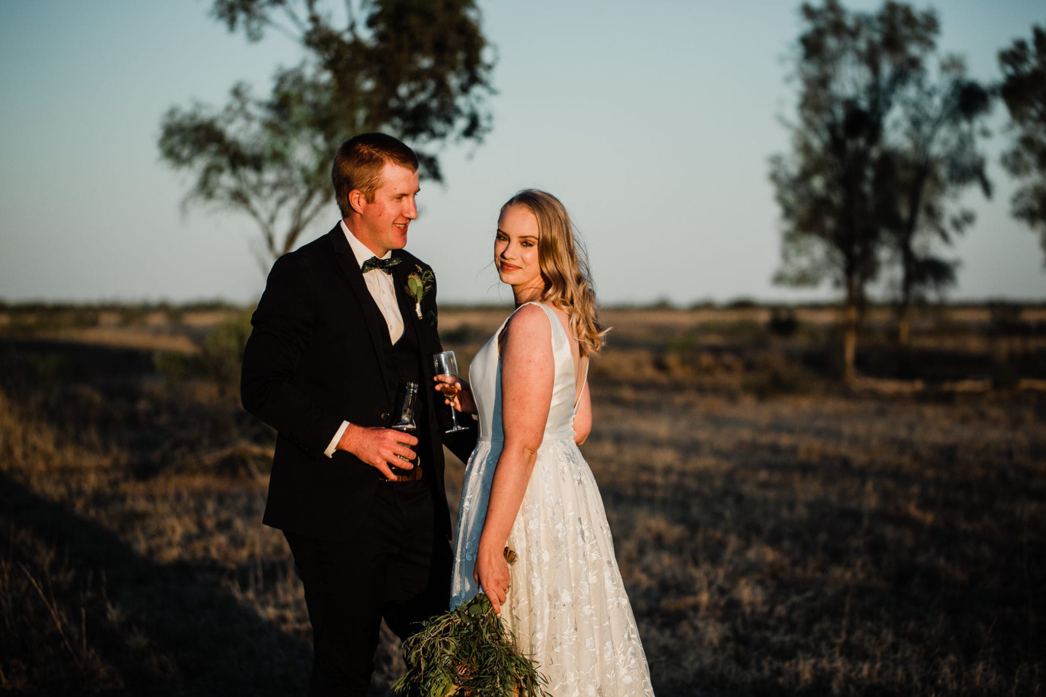 Ellie & Jake's COVID-can't-stop-us Outback Wedding - Sally Batt Photography